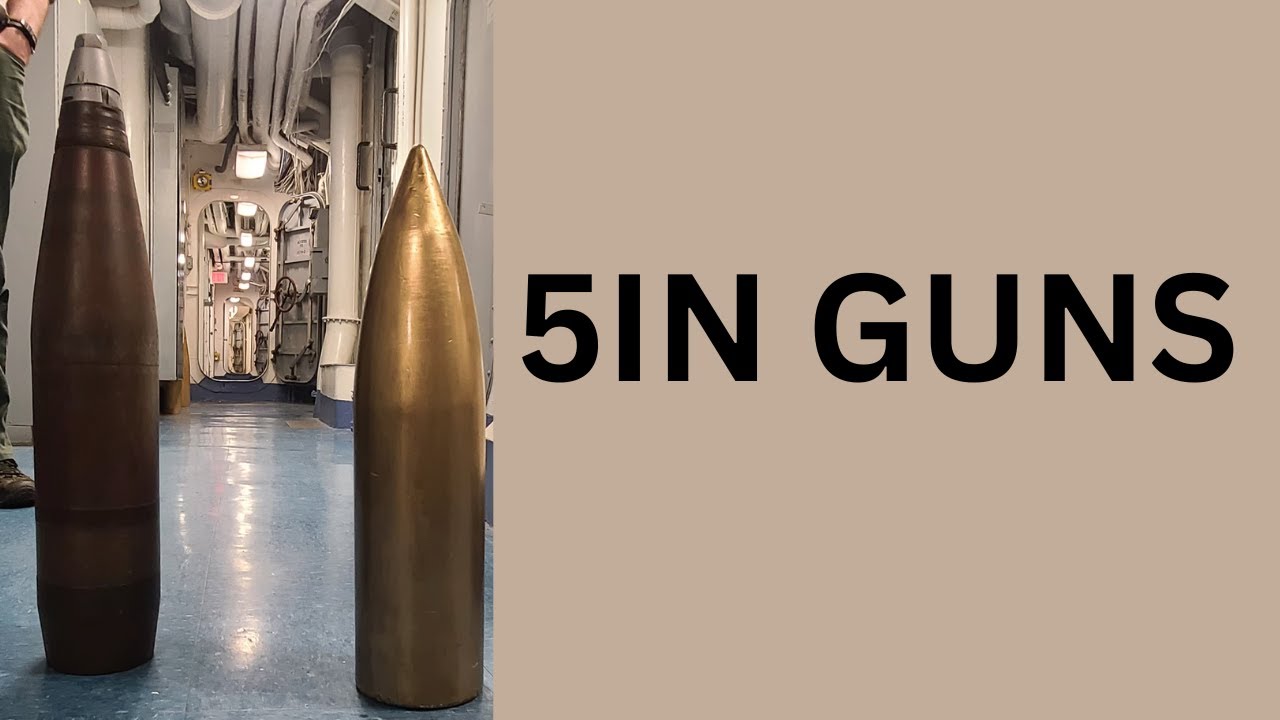 5in guns: 38 Caliber vs 54 Caliber - YouTube