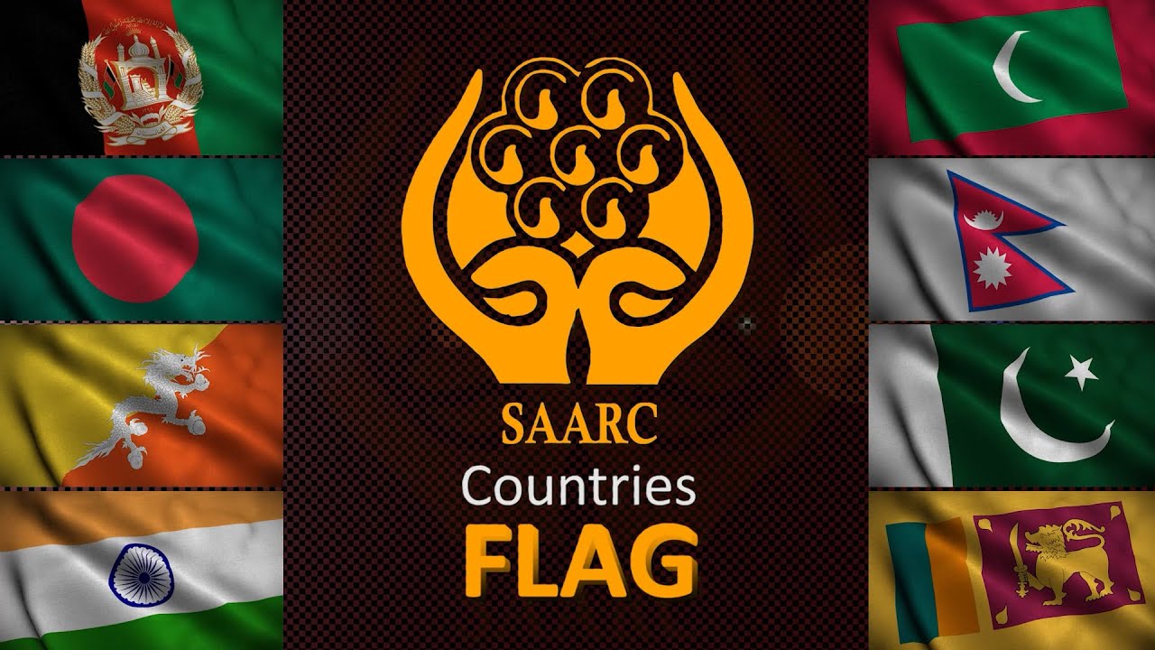 SAARC Countries Flag Royalty Free || - YouTube