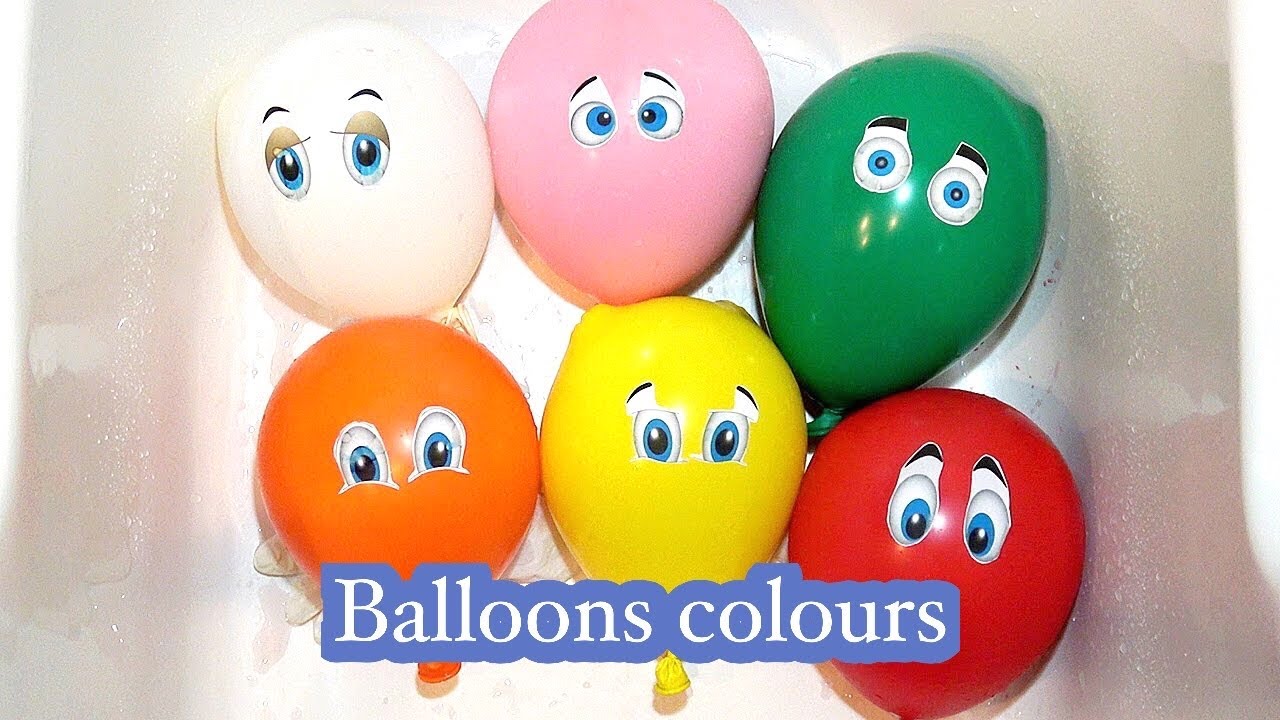 Learn colors for balloons - YouTube