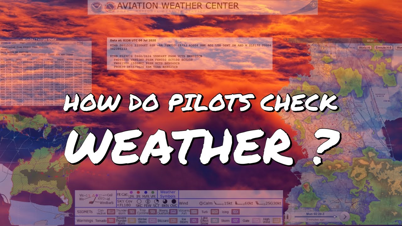HOW DO PILOTS CHECK WEATHER ┃AVIATION WEATHER ┃SKY VECTOR ┃ - YouTube
