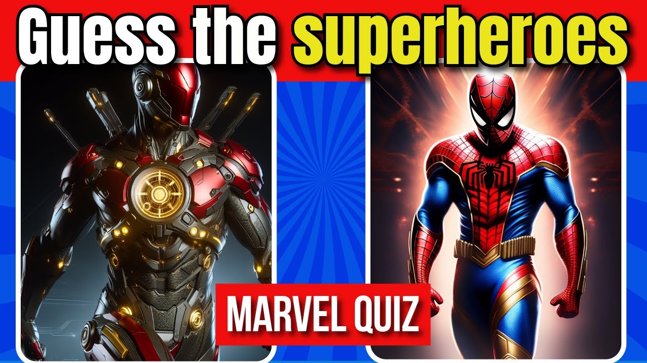 Marvel Quiz! Guess 60 MARVEL Superheroes in 3 seconds! - YouTube