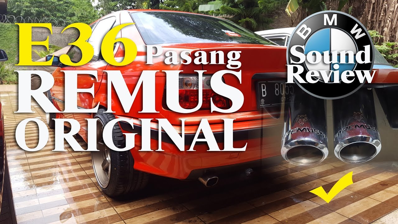 BMW 318 E36 M40 Automatic di pasangin Knalpot Remus | Review Suara ...