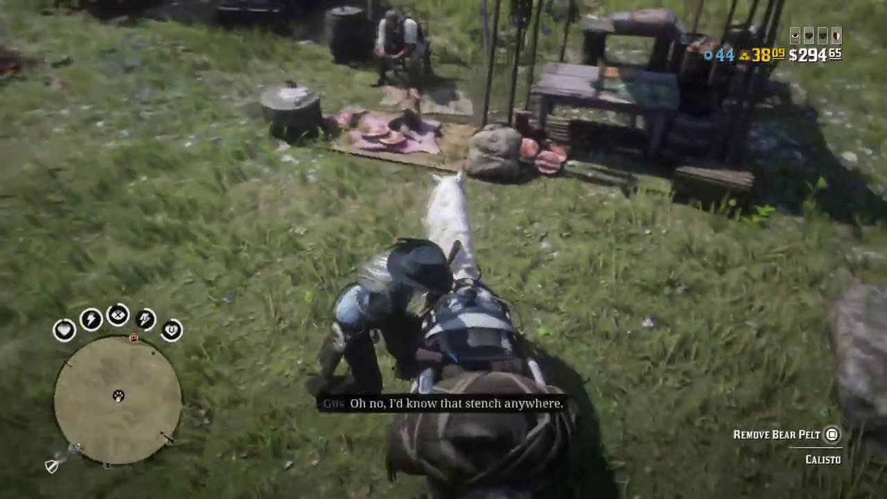 RDR2 Gus funny remark - YouTube