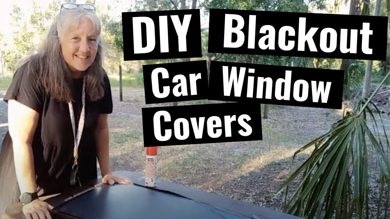 My DIY Blackout Car Window Covers - YouTube