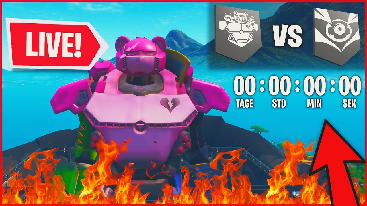 🔴 ROBOTER LIVE-EVENT: "Monster" vs "Mecha"-Team ⭐ Fortnite Livestream ...