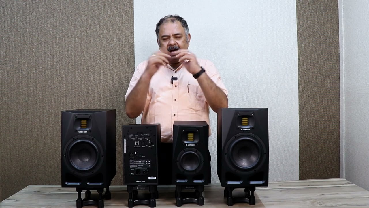 Overview of ADAM Audio A4V and A7V. - YouTube