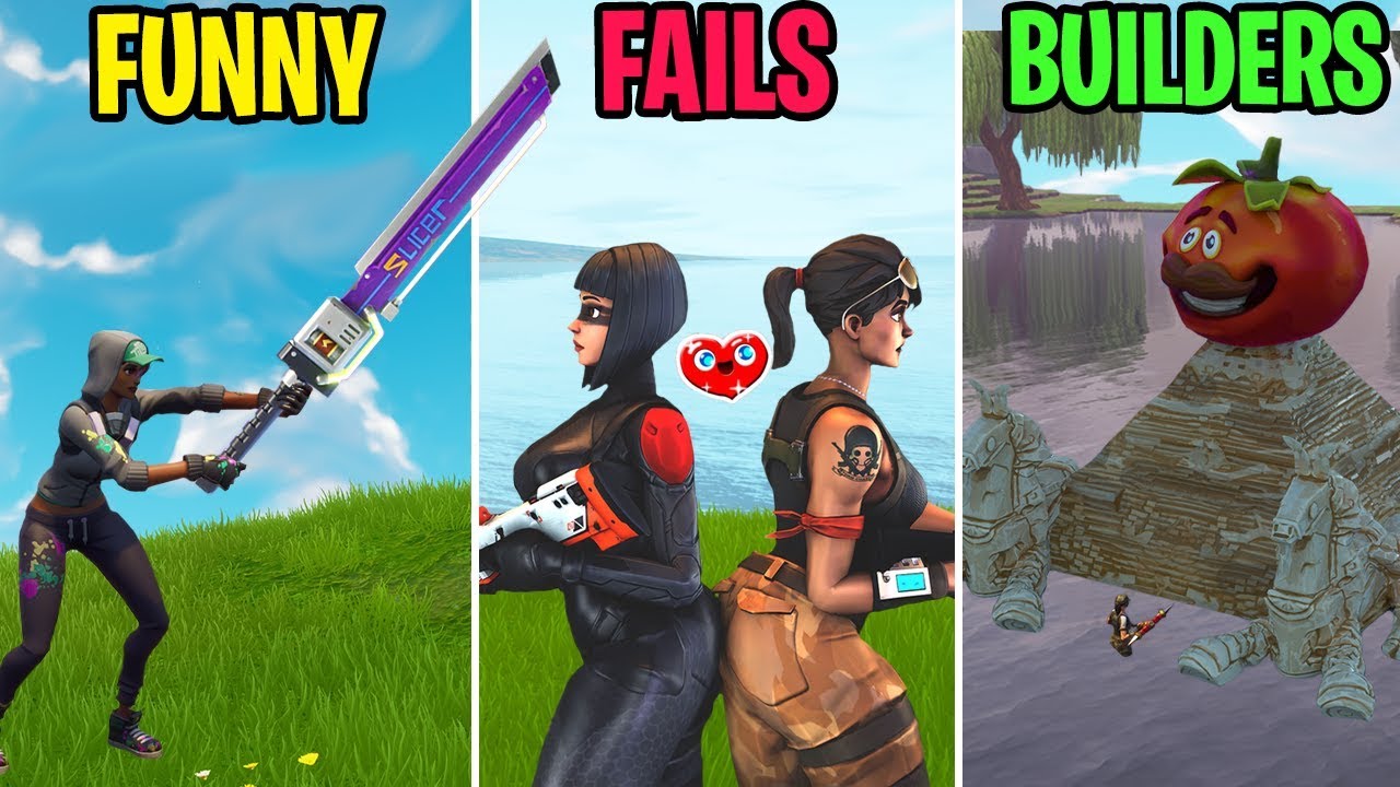 FUNNY vs FAILS vs BUILDERS! Fortnite Funny Moments 272 (Battle Royale ...