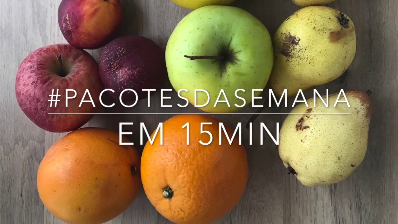 Pacotes para toda a semana / fruta variada - YouTube