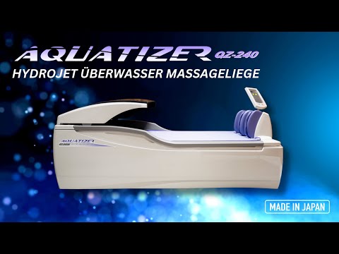 Minato Medical Aquatizer QZ-240 Hydrojet Massageliege Überblick - YouTube