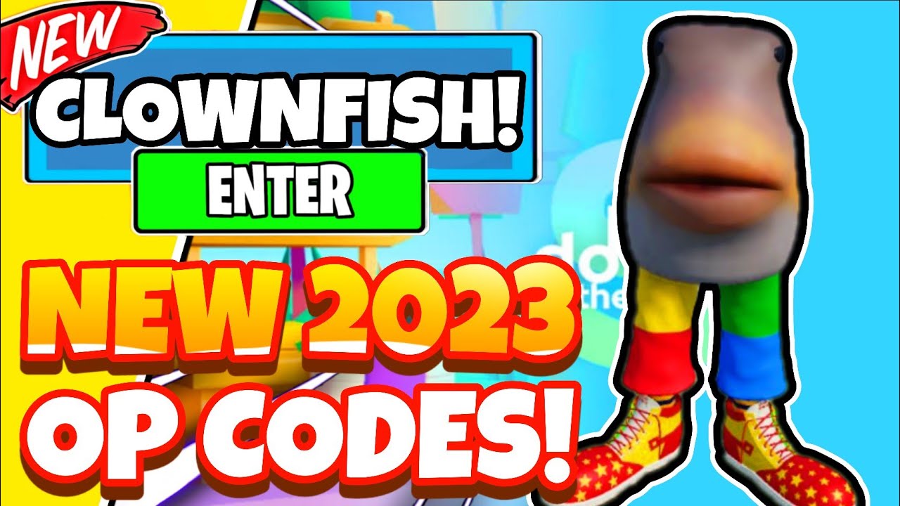 *2023* ALL *NEW* SECRET OP CODES FOR CLOWNFISH ADVENTURES! Roblox ...