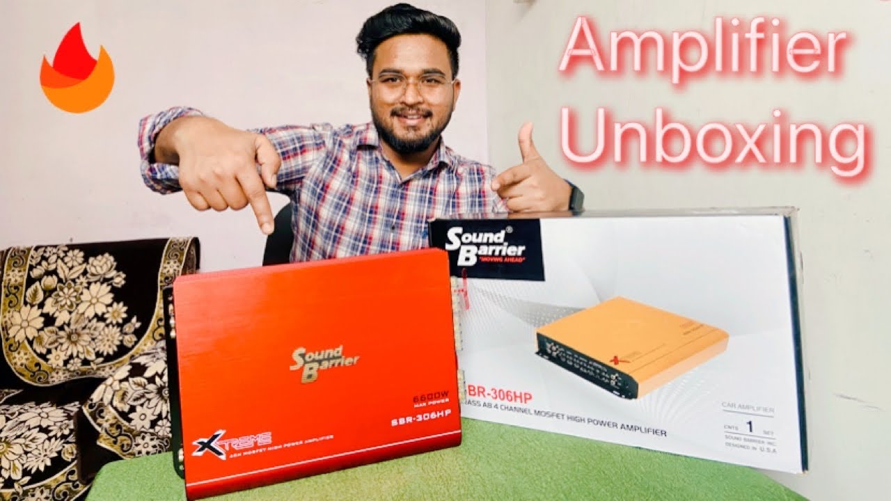 SOUND BARRIER 4-CHANNEL AMPLIFIER (SBR-306HP) UNBOXING🎁👌 - YouTube