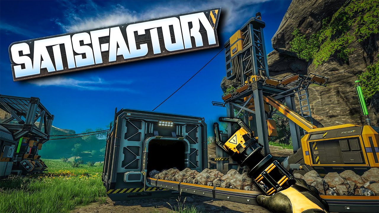 This game is DANGEROUSLY ADDICTING | Satisfactory 1.1 (Ep. 01) - YouTube