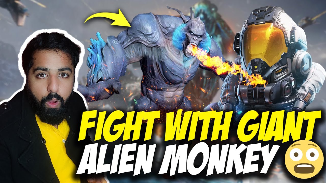 Fight with Giant Alien Monkey 😨 | Earth Revival Gameplay #games # ...