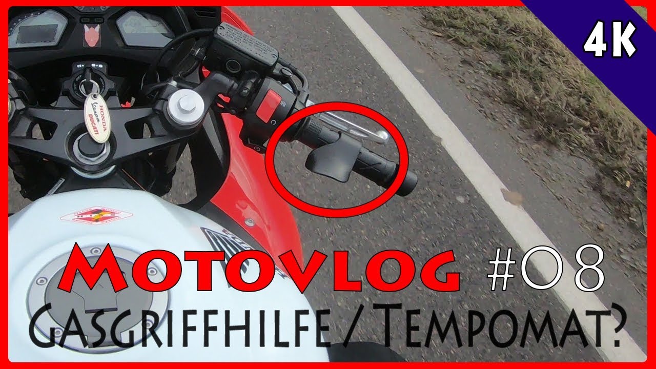 Gasgriffhilfe / Manueller Tempomat? | Motovlog #08 - YouTube