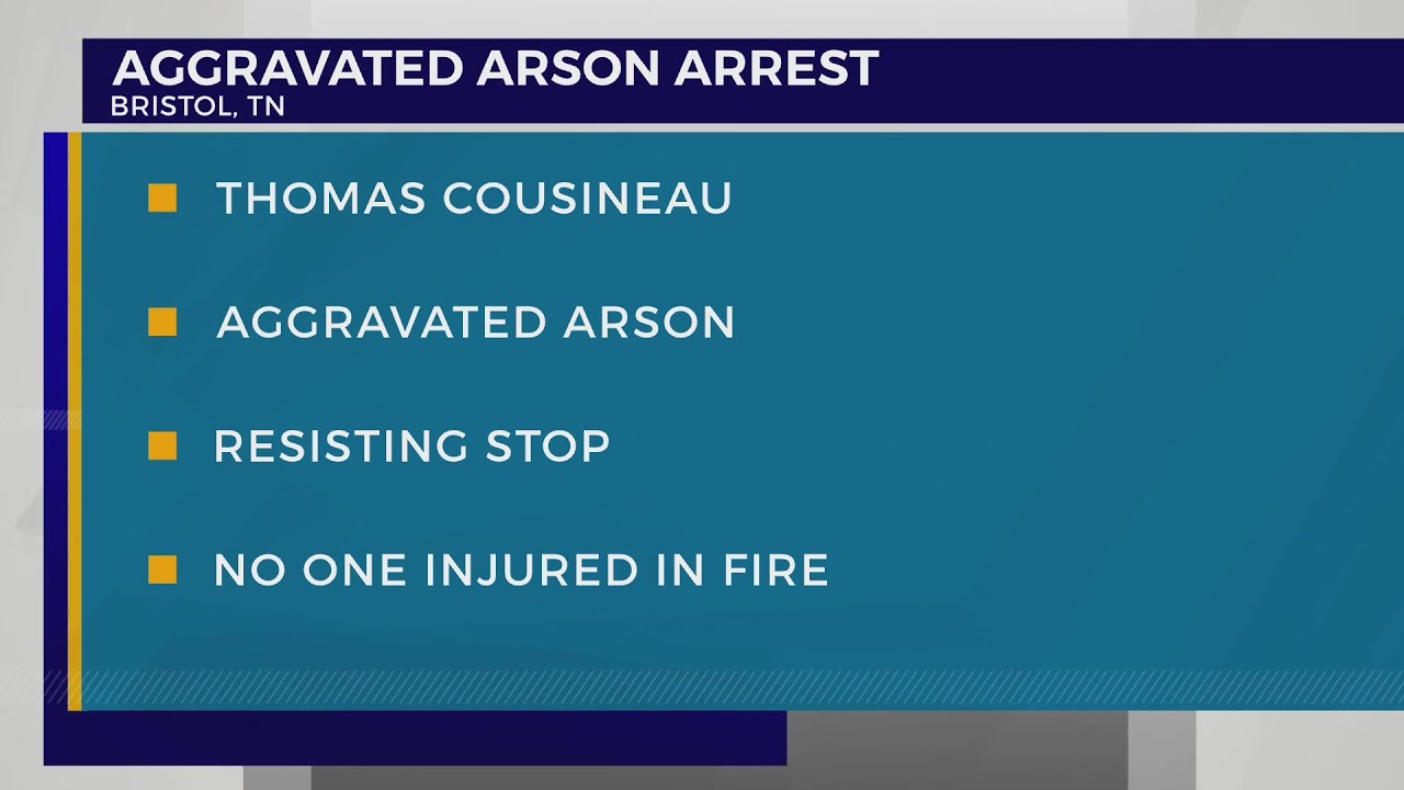 Bristol, TN Police: Man facing aggravated arson charges following ...