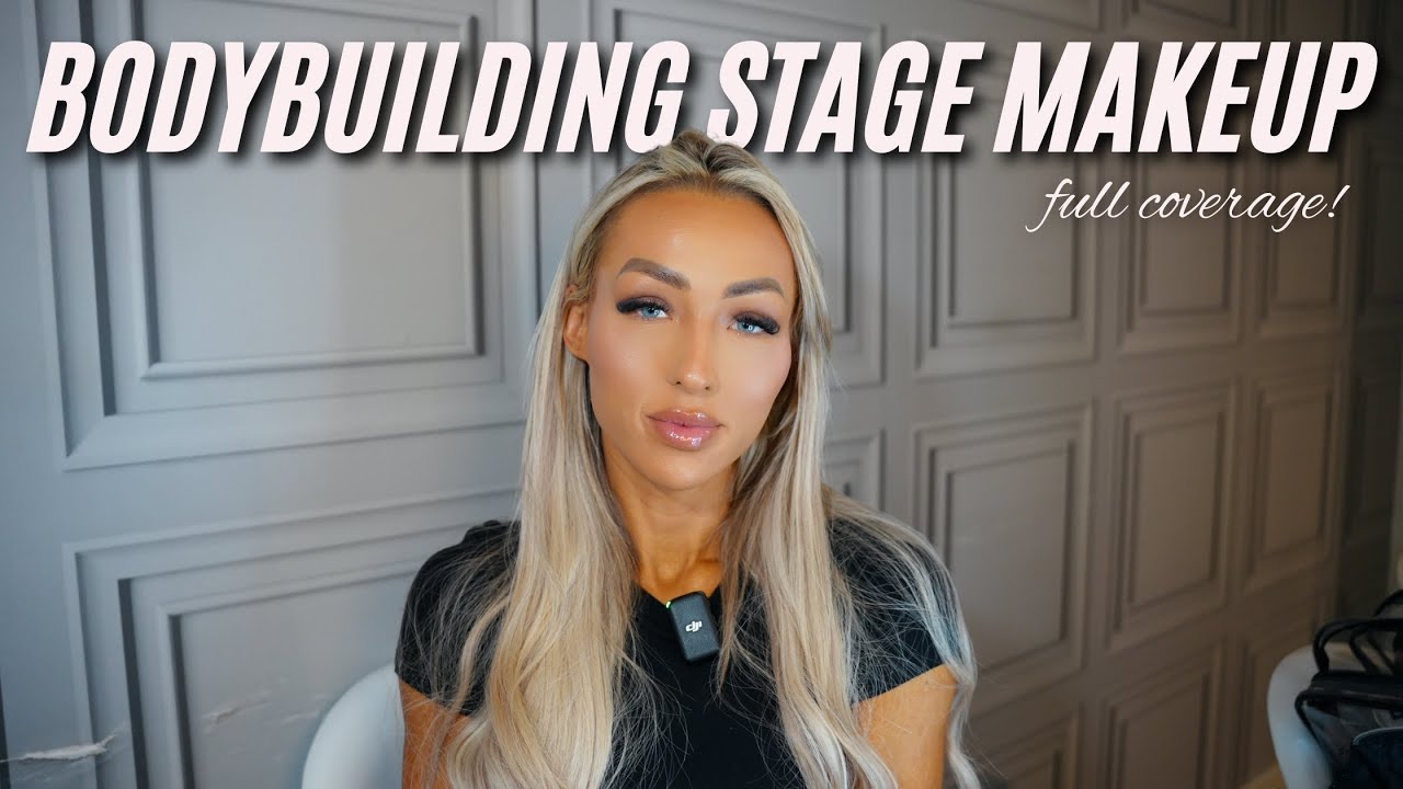 BODYBUILDING SHOW DAY MAKEUP TUTORIAL - YouTube