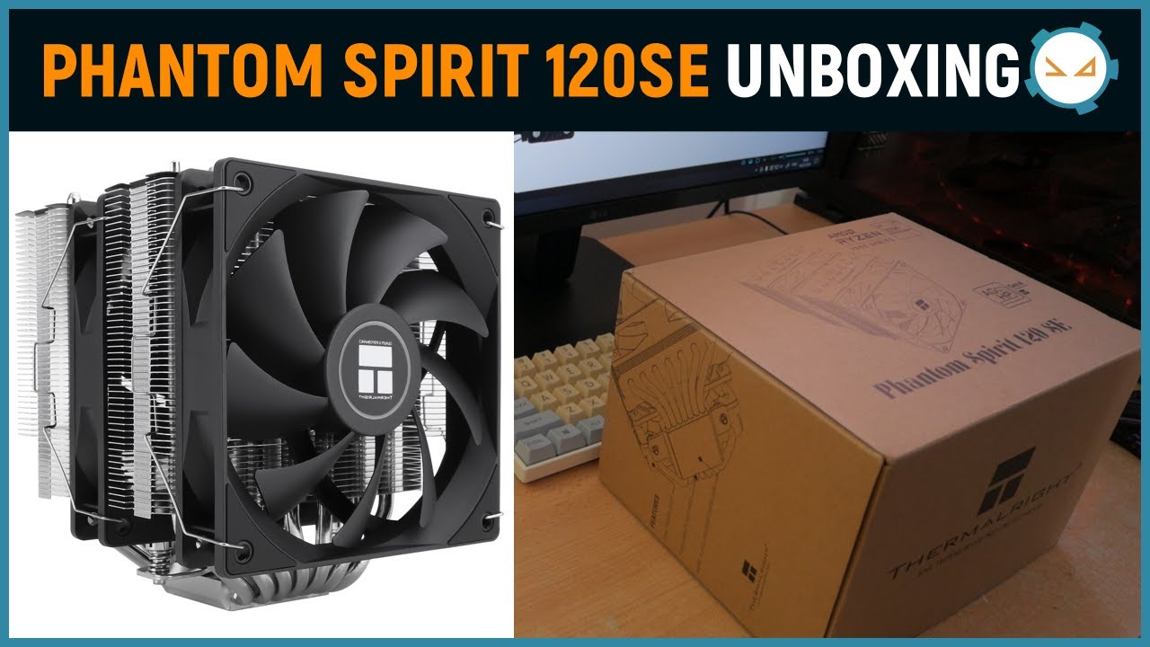 CPU Cooler Phantom Spirit 120 SE Unboxing - YouTube