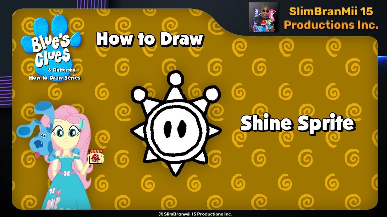 Blue's Clues and Fluttershy: How to Draw - Shine Sprite - YouTube