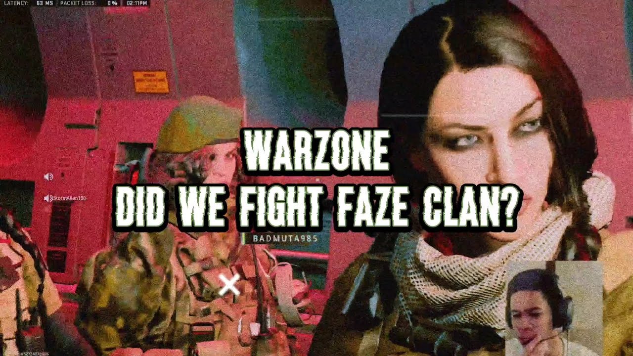 EPIC CALL OF DUTY WARZONE BATTLE: Taking on FaZe Clan in a High-Stakes ...