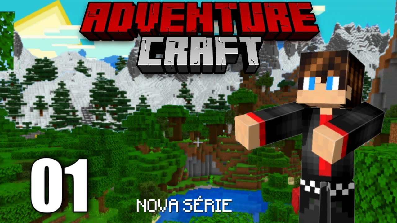 Uma Nova Aventura Começa!! - Minecraft PE - Adventure Craft #1 - YouTube