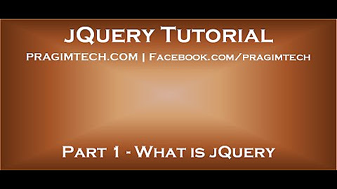 jQuery tutorial for beginners - YouTube