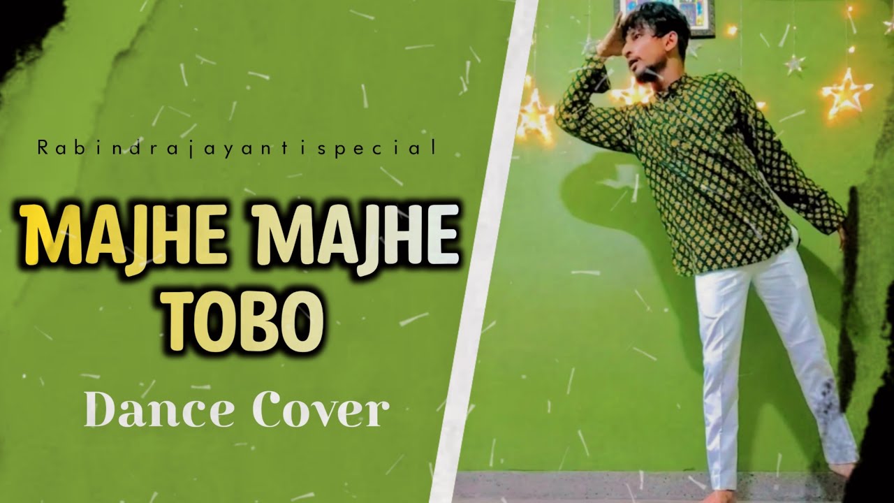 Majhe Majhe Tobo Dekha Pai | Rabindra Sangeet | Dance Cover | Rishu Mehra Choreography - YouTube