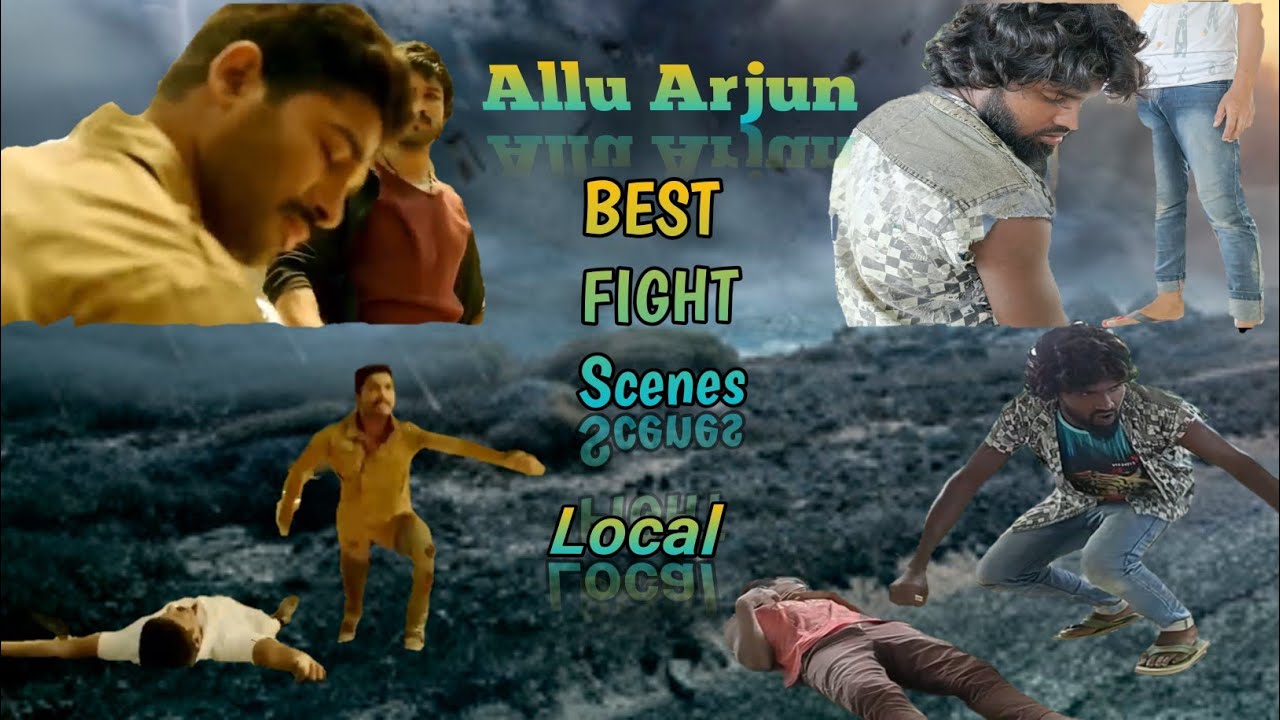 Allu Arjun Best Fight Scenes ।। Local comedy video ।। #alluarjun #film ...