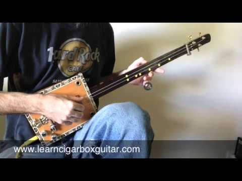 How to play Boom Boom on a Cigar Box Guitar - YouTube