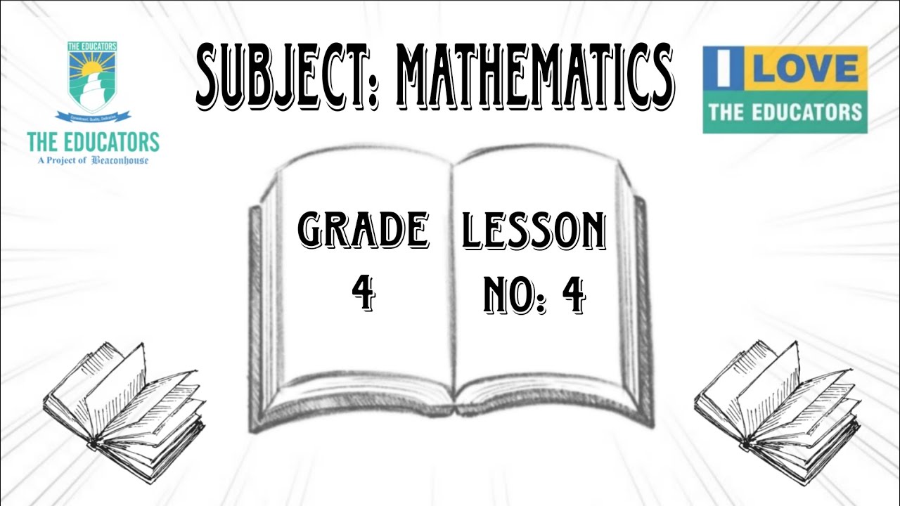 Mathematics Grade 4 ( Lesson #4 ) - YouTube