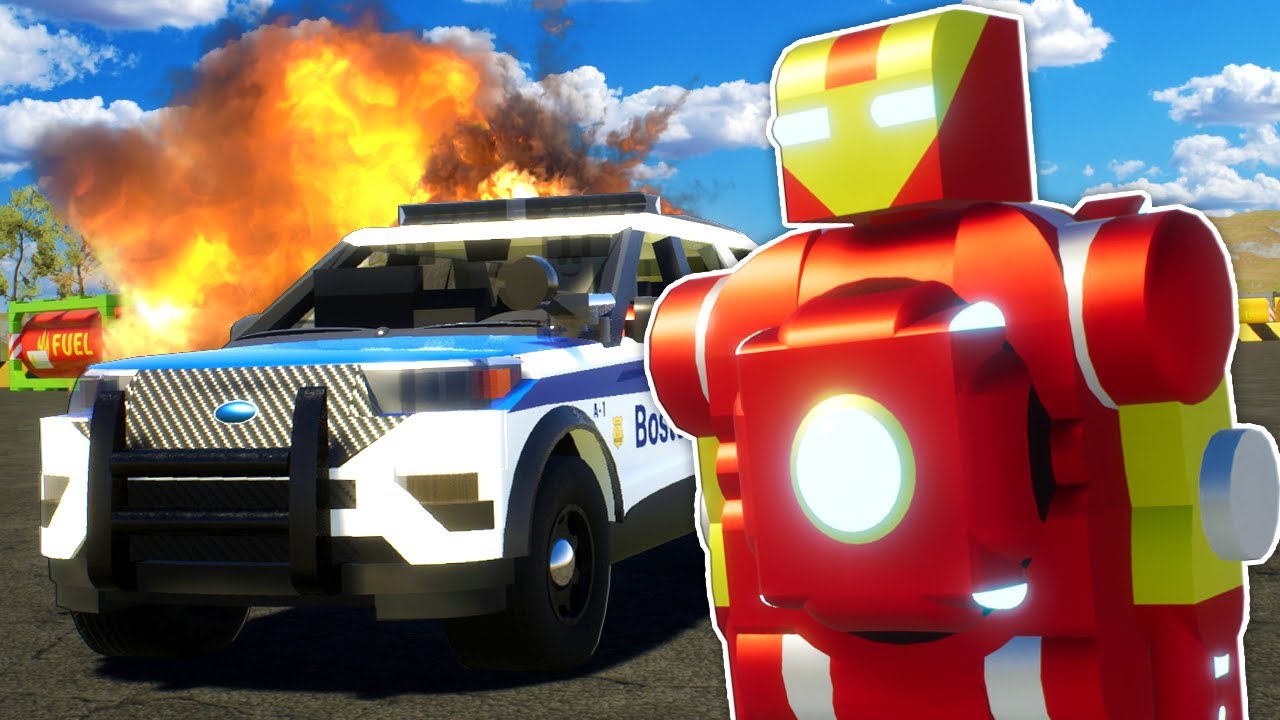 We STOLE The Lego Iron Man Suit and DESTROYED the City in Brick Rigs ...
