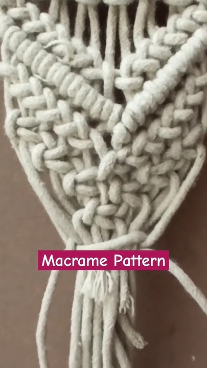 Macrame Pattern #shortsfeed #viral #macramecreation #macrame #diy #macrametutorial # ...