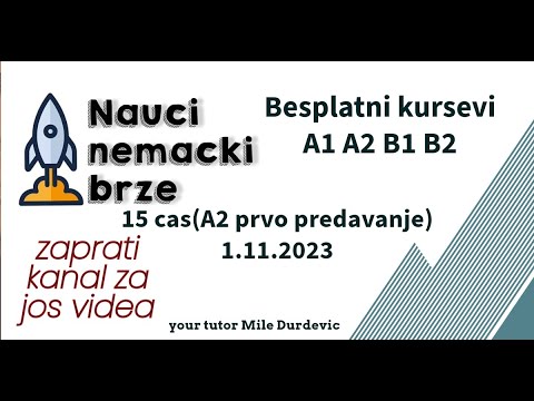 besplatni kurs 15 lekcija,  A2 nivo prvo predavanje (seite 69,70,71,72)