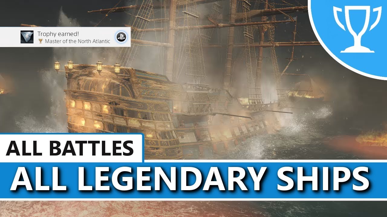 Assassin's Creed Rogue (PS4) - All Legendary Ships Battles Trophy ...