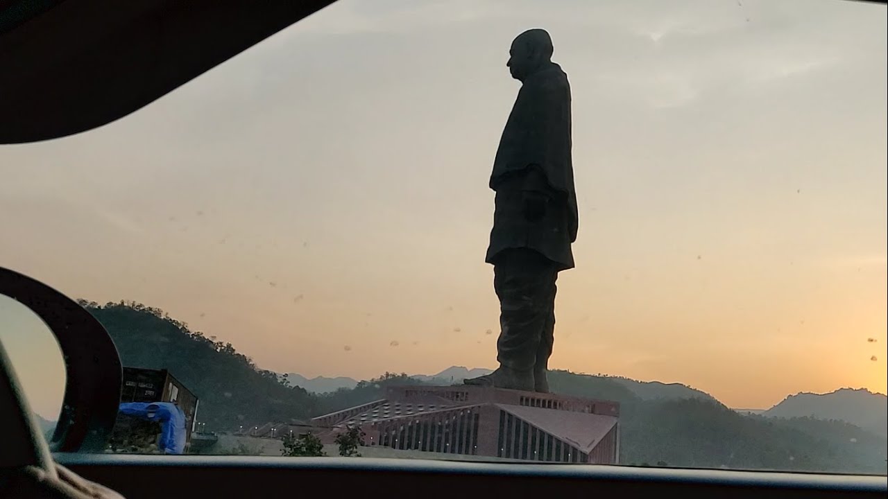 Road to Statue Of Unity Time laps Part 1 - YouTube