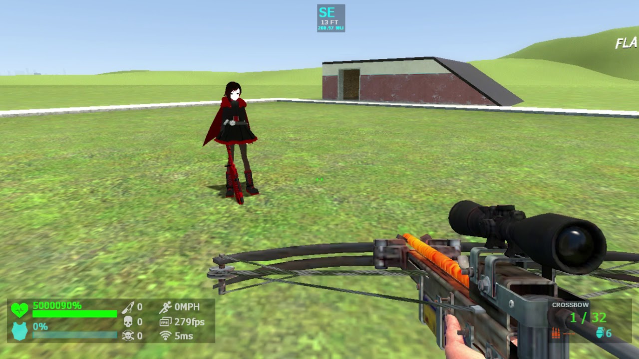 Gmod = RWBY SNPCs : Ruby Rose test - YouTube