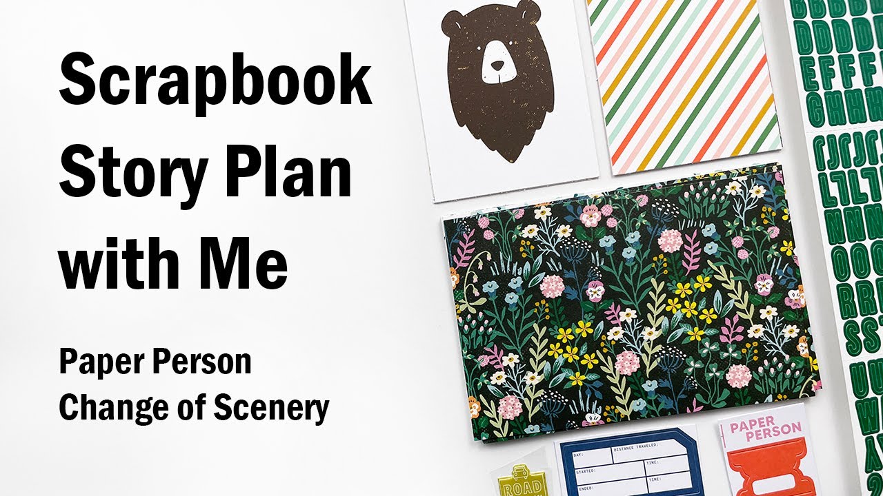 Scrapbook Project Plan With Me | Travel Album Plan With Me | Paper ...