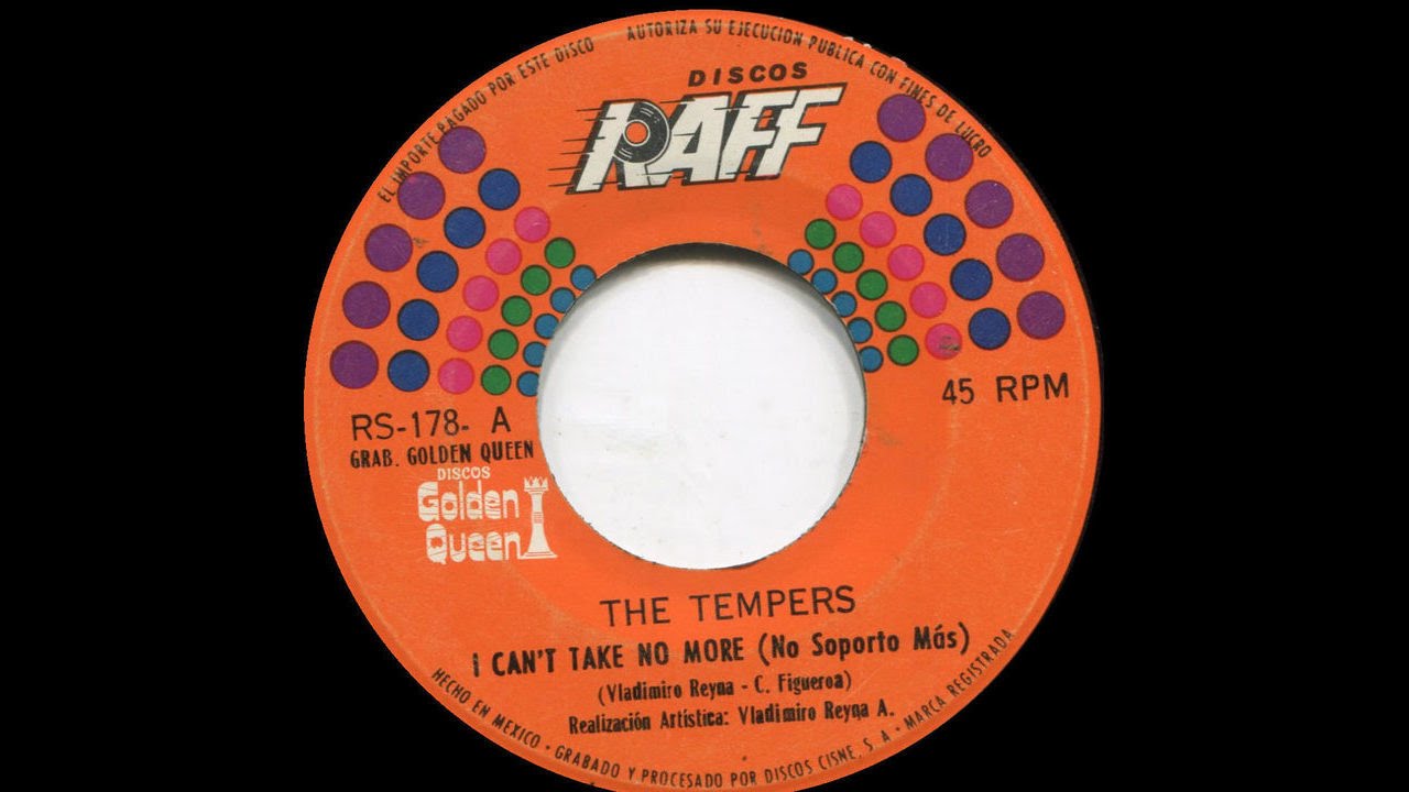 The Tempers - I can't Take no more (1971, Mexico) - YouTube