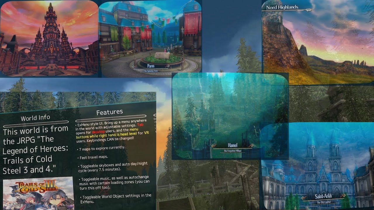 Exploring Some cool VRChat maps from JRPG game - YouTube