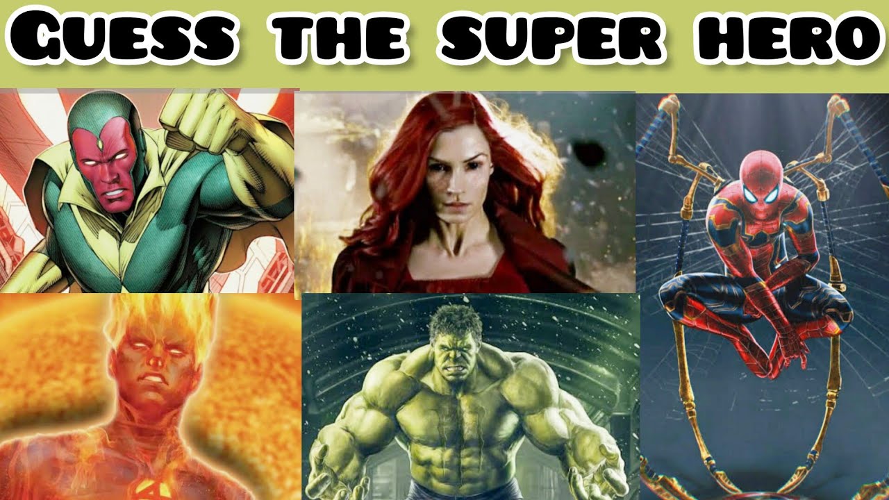 Guess The Super Hero Name|Quiz Game with Arifa#Guessing #quiz# ...