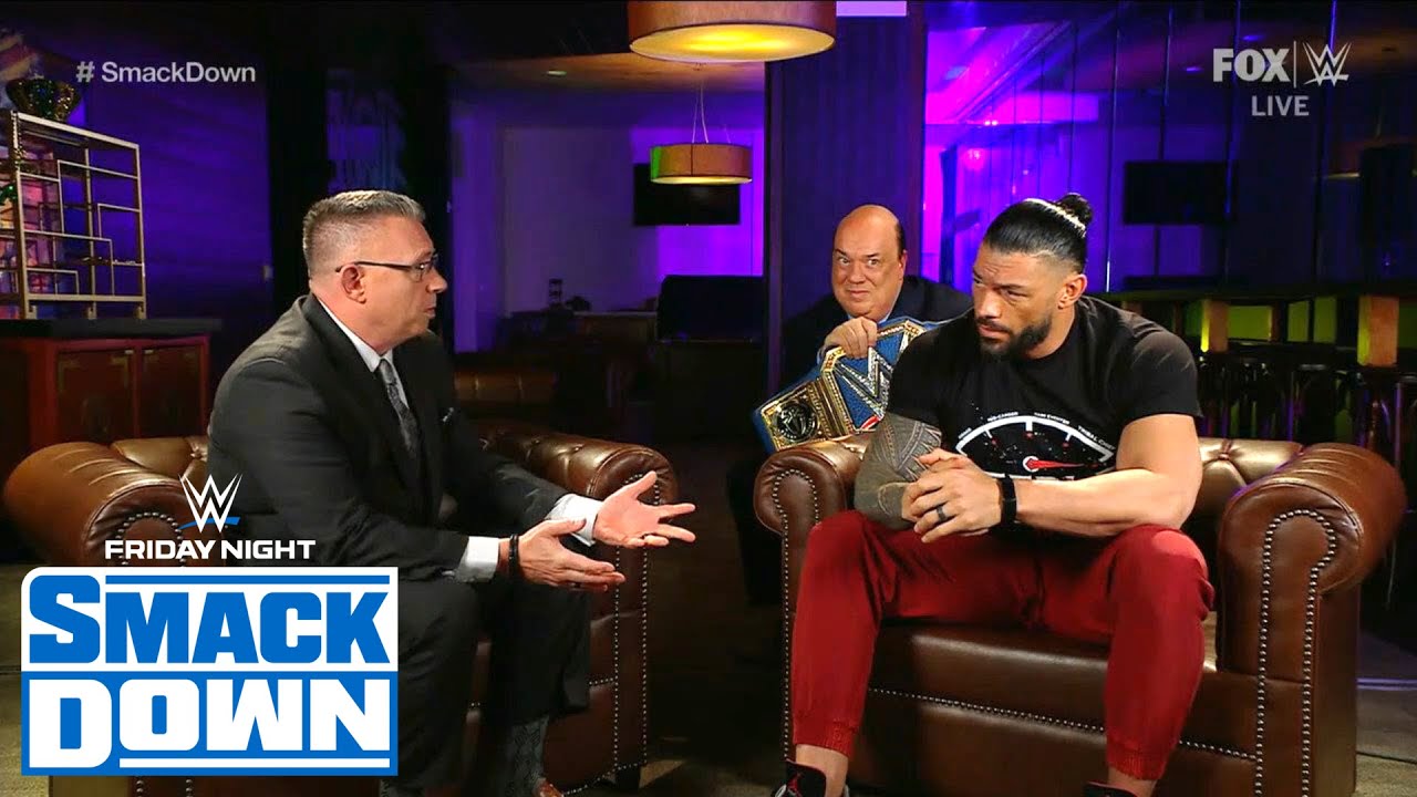 Roman Reigns Abuses Goldberg in backstage Interview full HD - WWE ...
