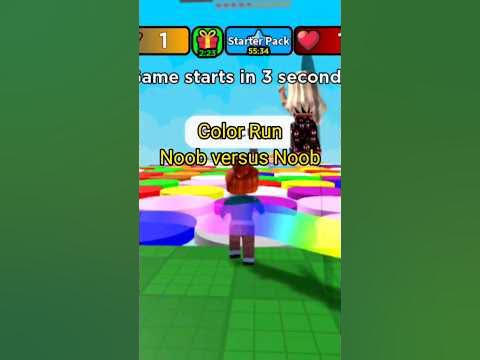 Color Run- Noob Versus Noob | #roblox #robloxtrend #robloxcolorblock ...