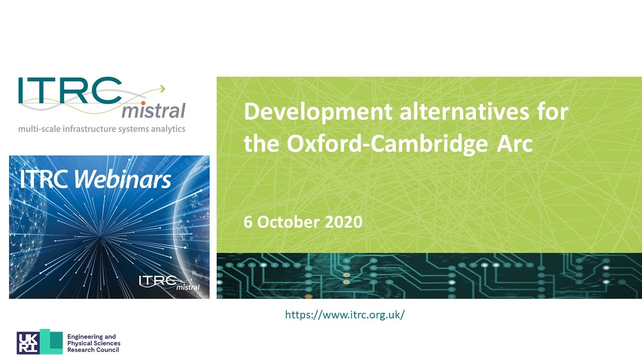 ITRC Webinar 2 - OxCam Arc - YouTube