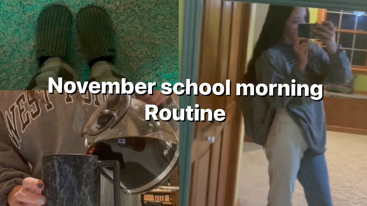 November school morning routine | sophomore | 5:30am - YouTube