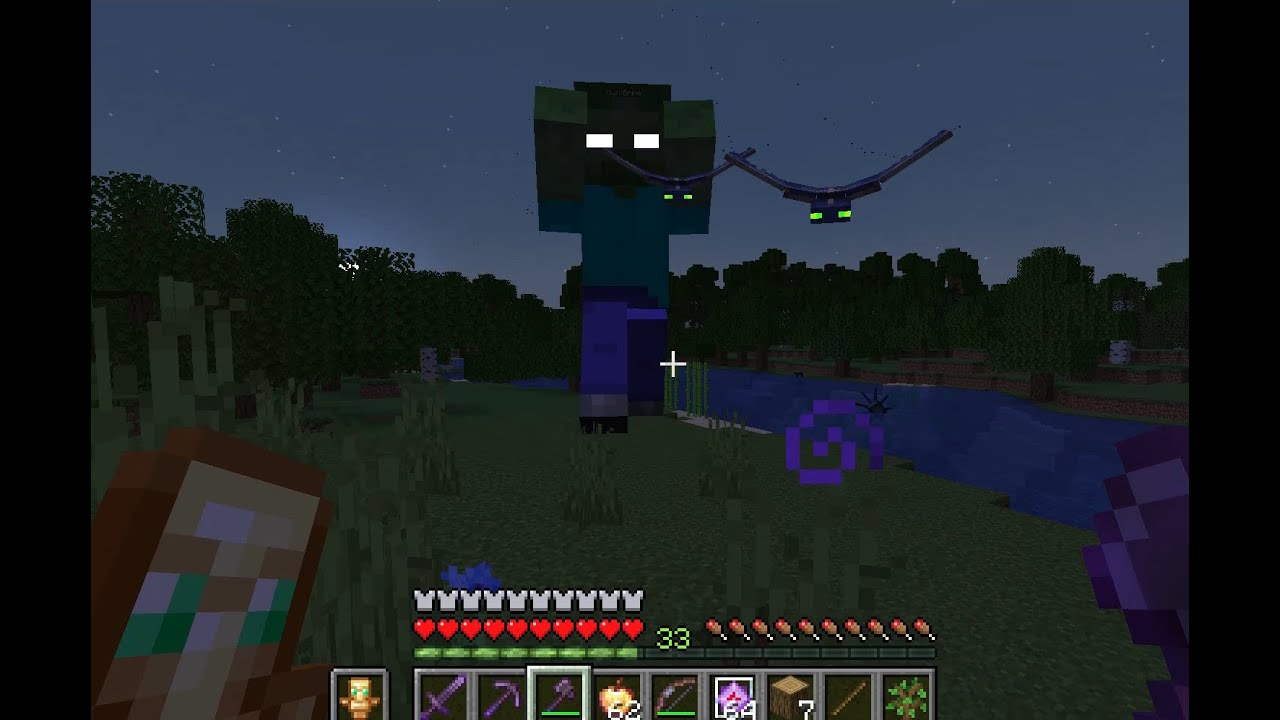 Surviving the Giant Zombie Herobrine: The Ultimate Minecraft Challenge ...