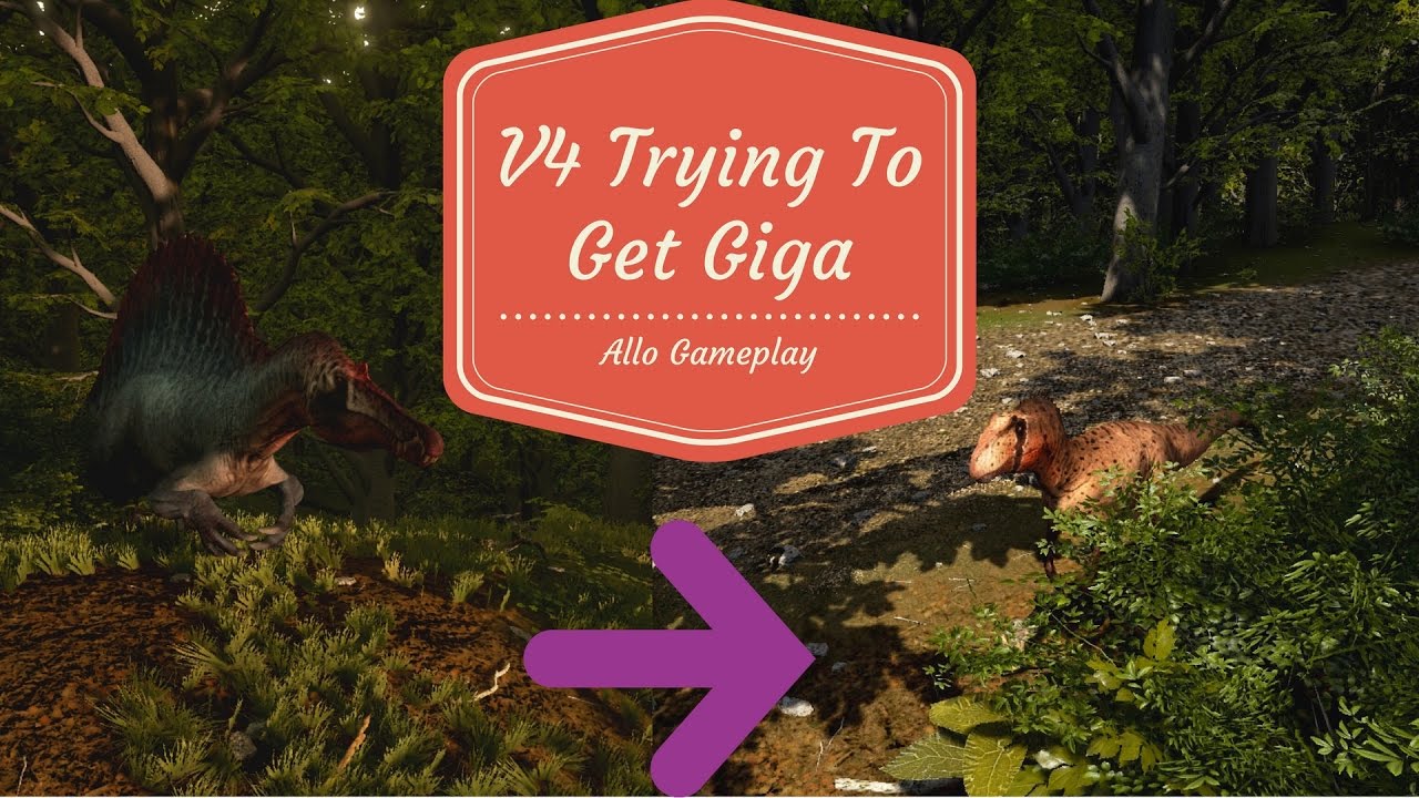 The Isle- V4, Trying to Get to Giga (Allo Gameplay) - YouTube