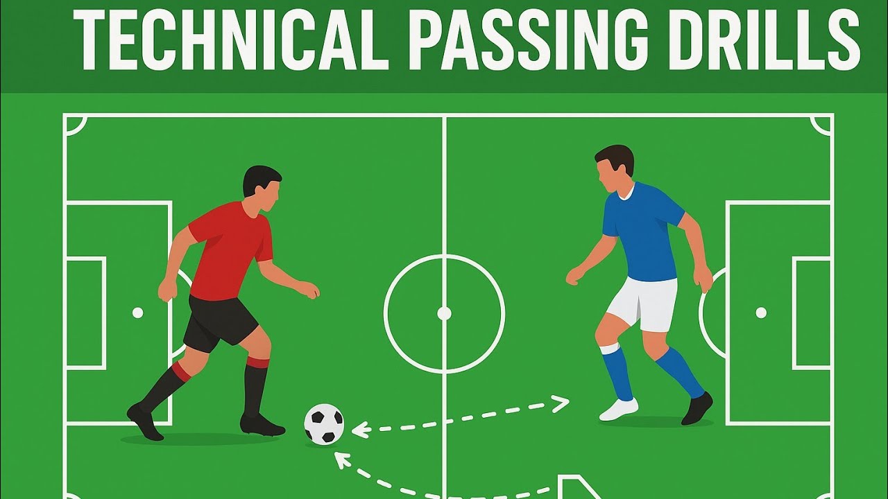 Technical Passing Drills Football | Passing & Receiving Drills for ...