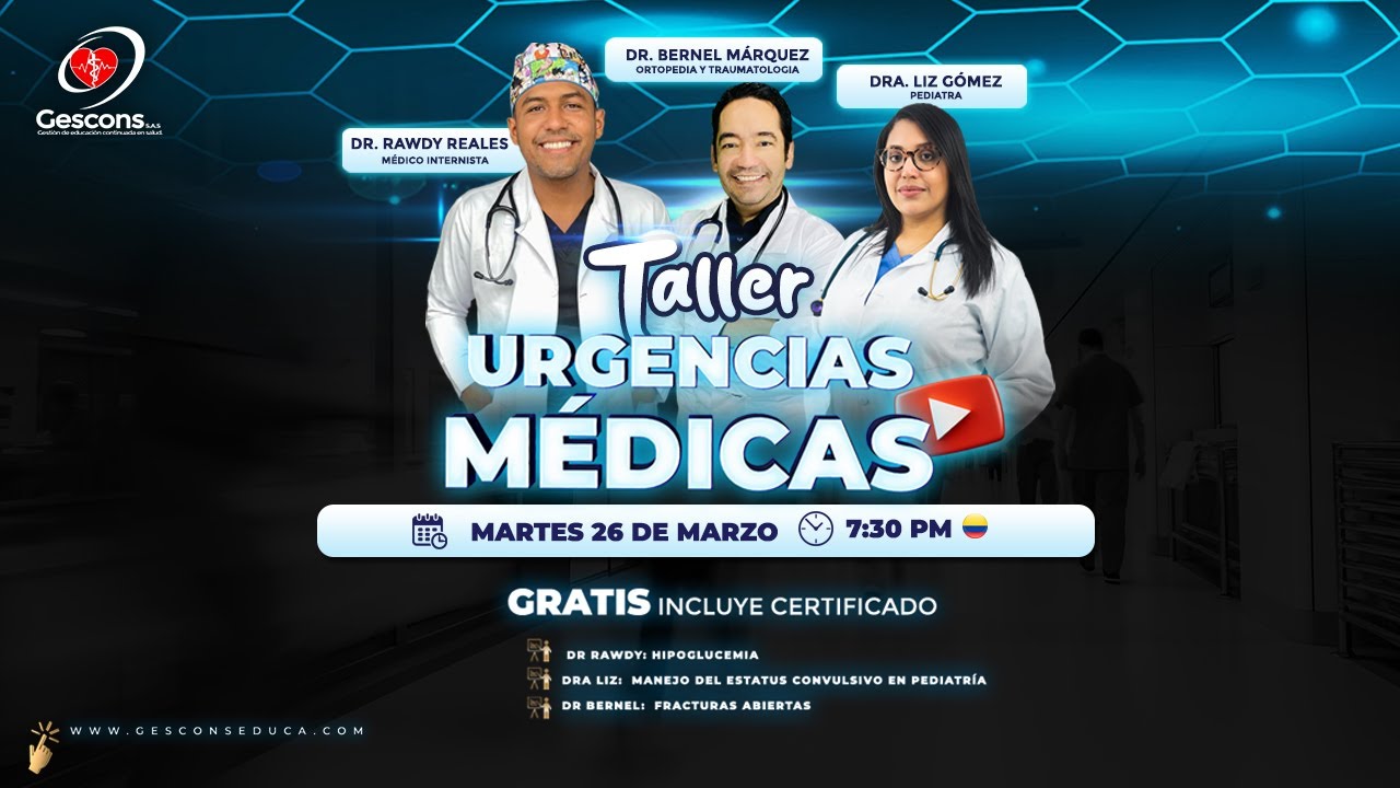 Taller: URGENCIAS MEDICAS | GESCONS - YouTube