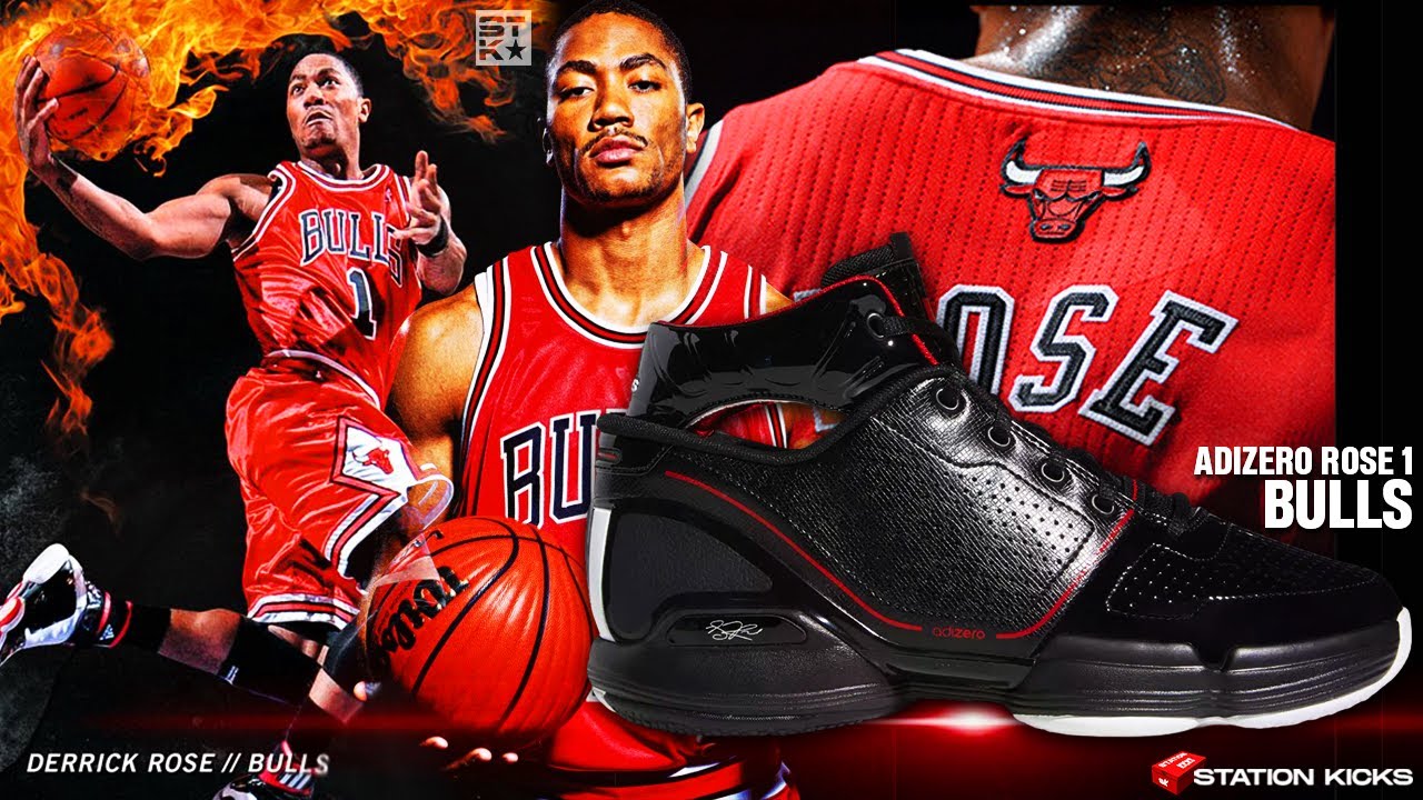 Adidas and Derrick Rose Bring Back the AdiZero Rose 1 "BULLS" 🌹 - YouTube