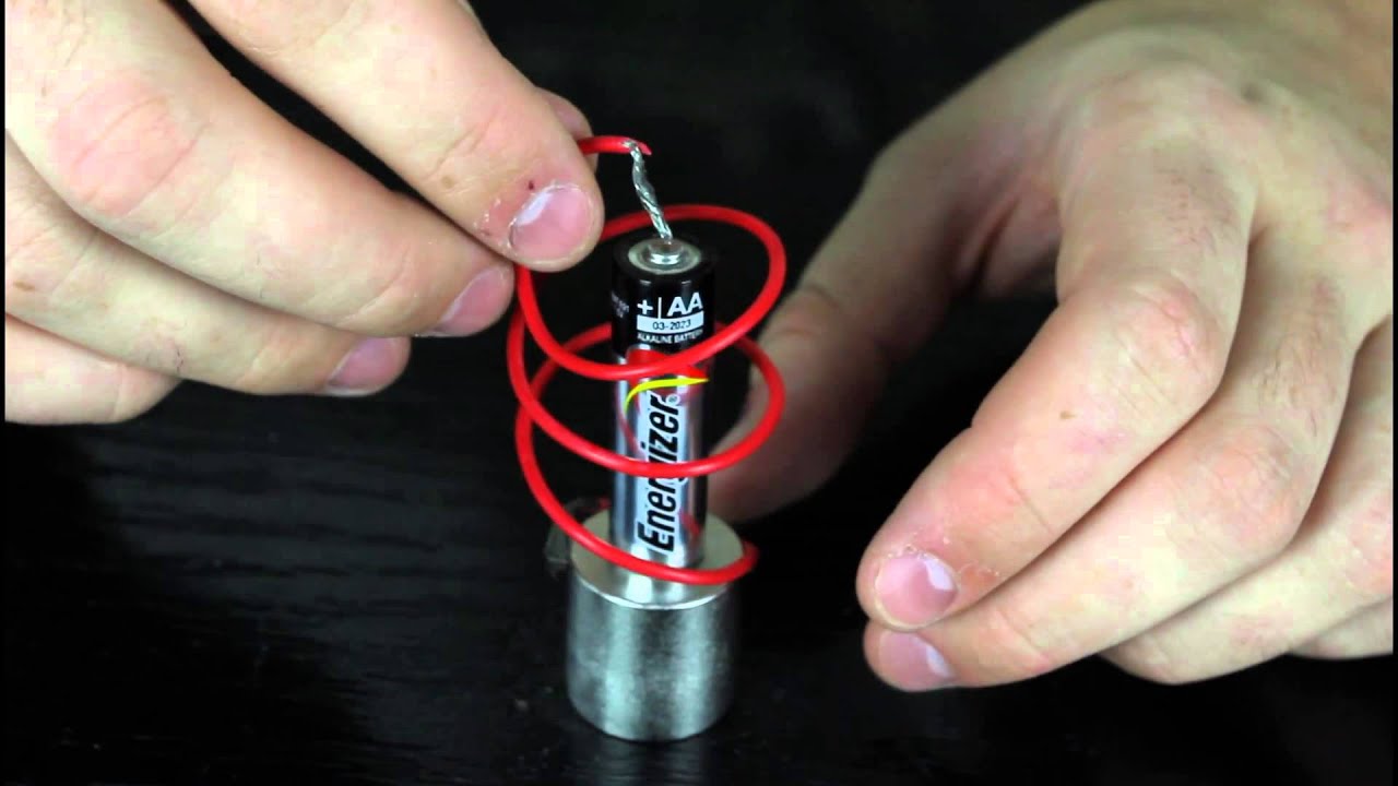Simplest Electric Motor - YouTube
