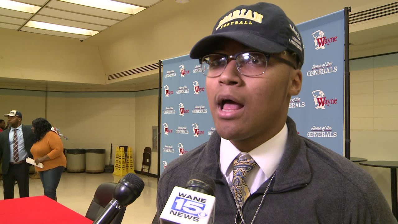 Aarik Adams full interview on 2/13/19 on signing with Marian football ...